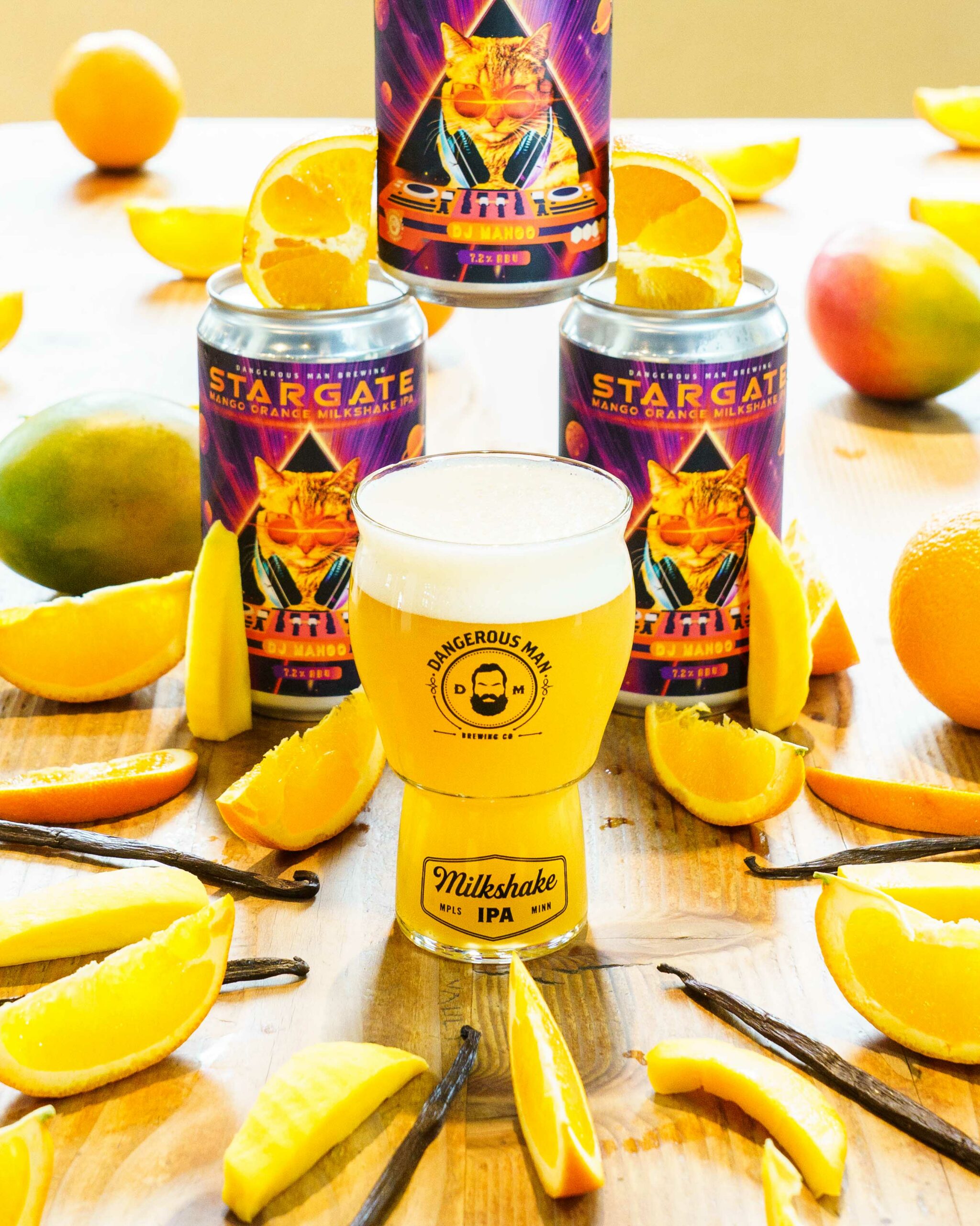 Stargate Mango Orange Milkshake IPA - Dangerous Man Brewing Company