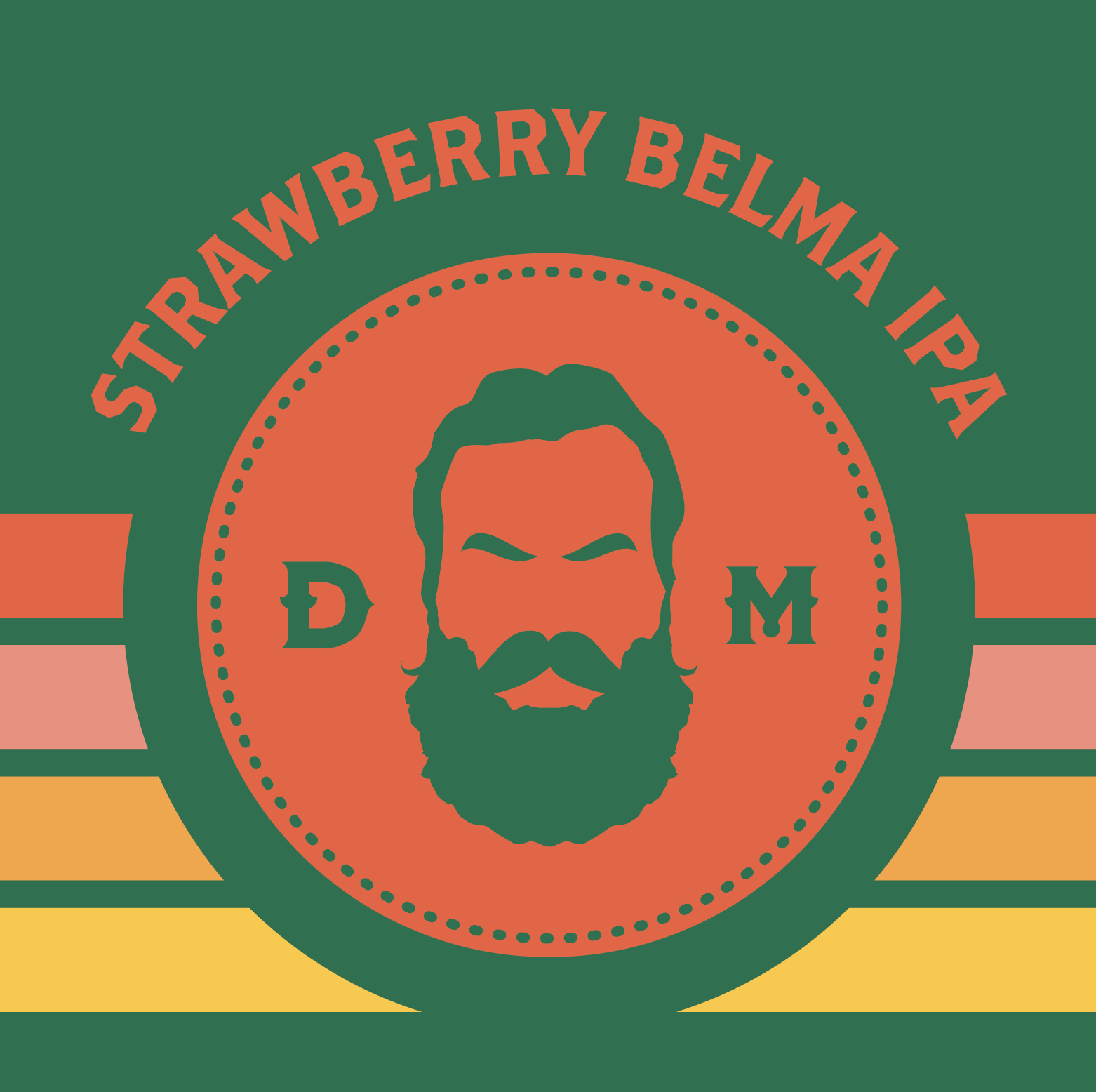 Strawberry Belma IPA - Dangerous Man Brewing Company